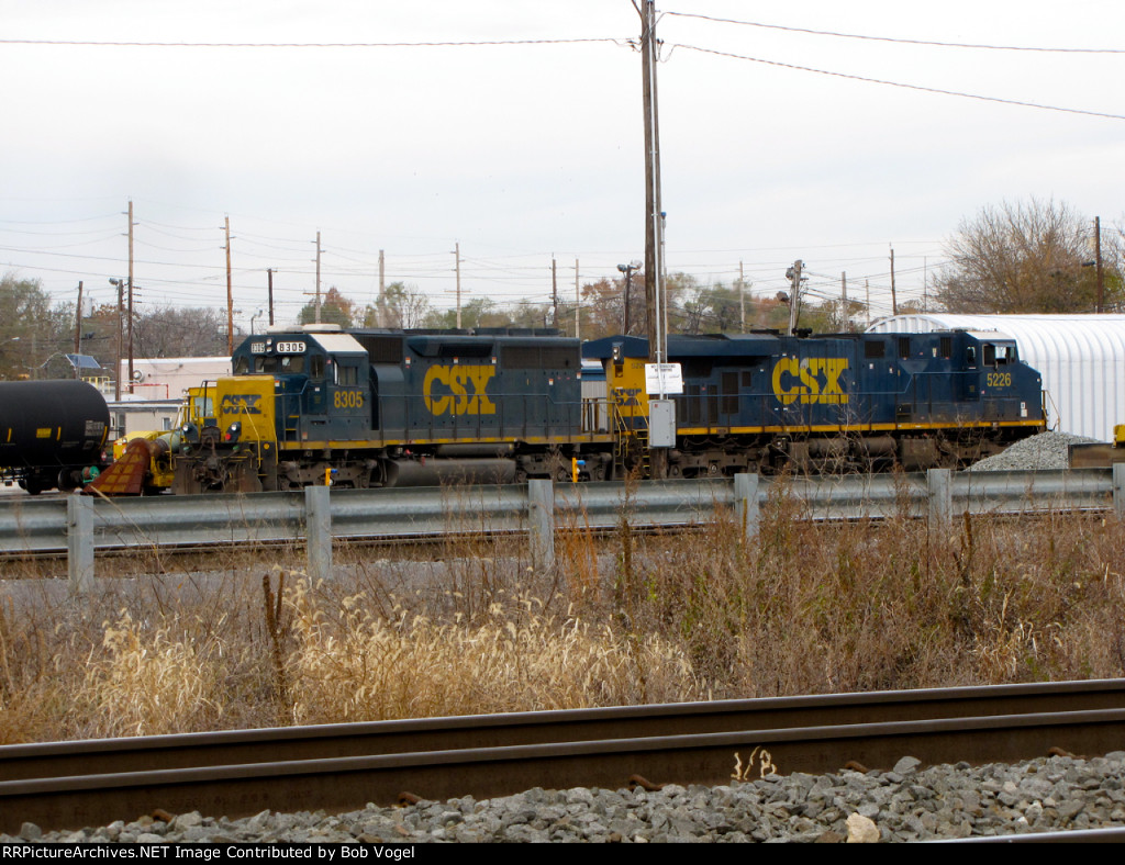 CSX 8305 and 5226